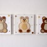 Teddy Bear Nursery Wall Decorations - Set Of 3 on Luulla
