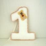 Teddy Bear Felt Number Decorations on Luulla