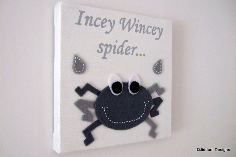 'incey Wincey' Nursery Rhyme Canvas Decoration on Luulla