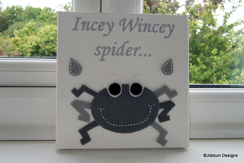 'incey Wincey' Nursery Rhyme Canvas Decoration on Luulla