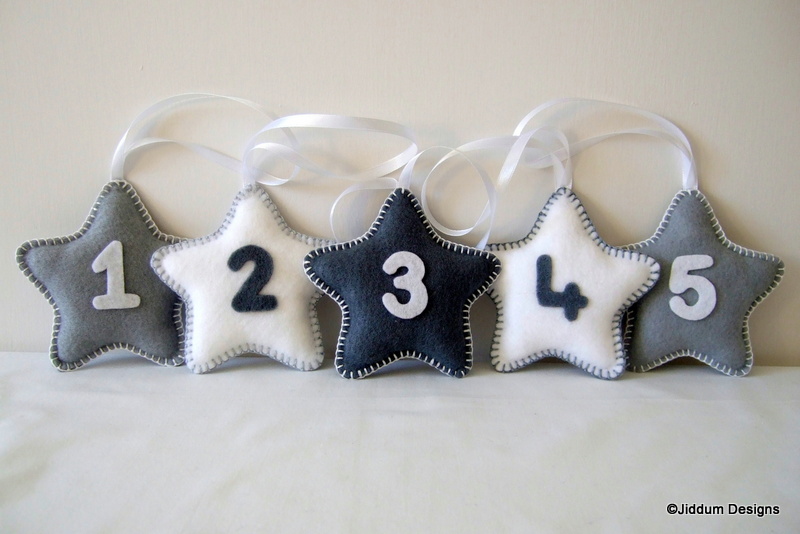 Star Number Nursery Decorations on Luulla