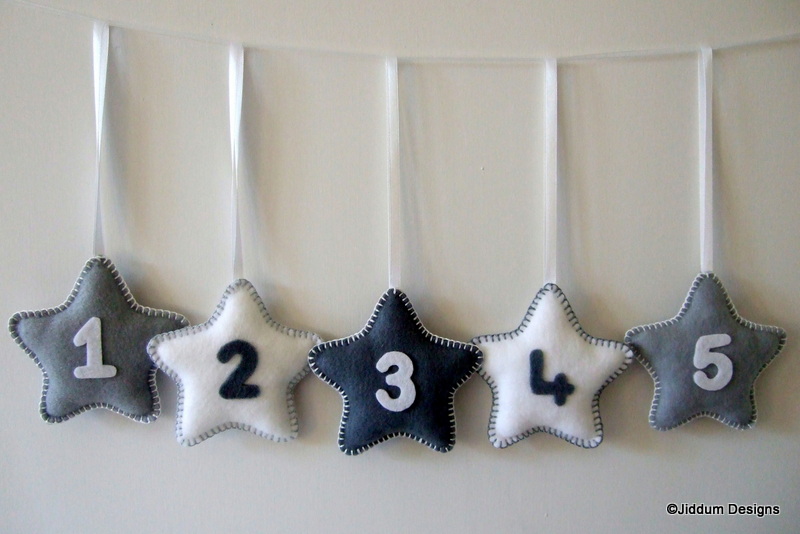 Star Number Nursery Decorations on Luulla
